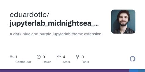 Github Eduardotlcjupyterlabmidnightseatheme A Dark Blue And
