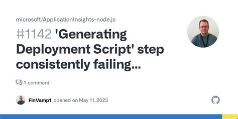 generating deployment script step consistently failing during zip