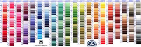 Dmc Color Chart Updated Lord Libidan Dmc Color Chart Updated Lord Libidan