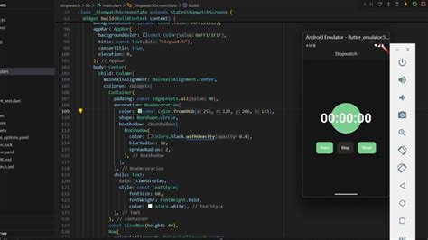 Stopwatchapp Appdevelopment Flutter Dart Mobileapps