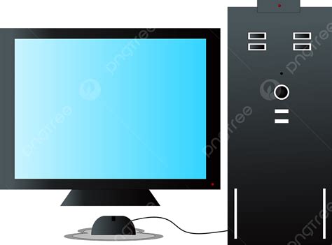 만화 개인용 데스크톱 컴퓨터 클립 아트 Pc 클립 아트 데스크탑 컴퓨터 클립 아트 컴퓨터 클립 아트 Png 일러스트 및