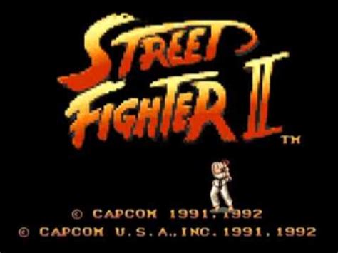 Street Fighter Ii Intro Ryu Snes Youtube