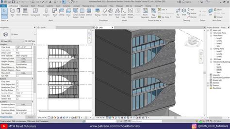 Tutorial Elegant Facade In Revit Project 3 Slat Facade Design In