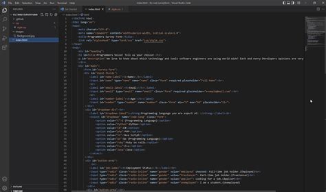Free Code Camp Survey Form With Azure Static Web App GitHub And VS Code Nathan Lasnoski