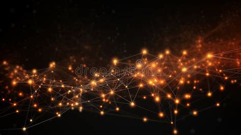 Network Or Networking Technology Flowing Light Structure Background Stock Photo Image Of Board