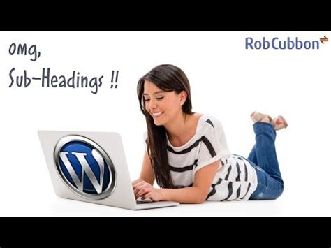 How To Create Subheadings And Sub Subheadings In WordPress YouTube