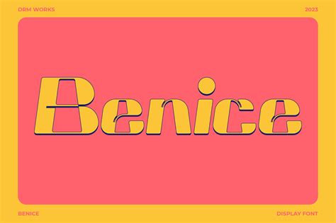 Benice Fonts Graphicriver