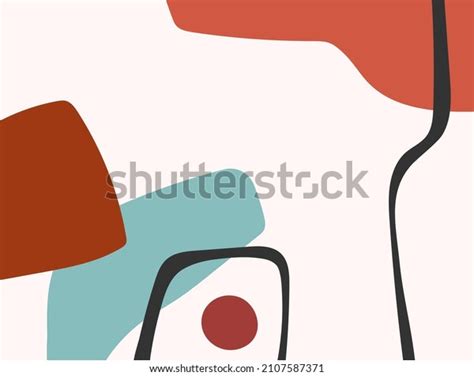 Modern Rectangular Abstract Background Drawn By Stock Vector Royalty Free 2107587371