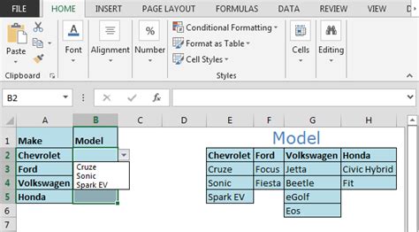 How To Create Dynamic Drop Down List Based On Name Range In Microsoft Excel