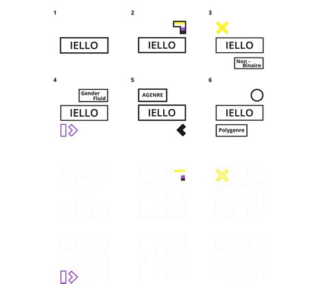 Non Binary Visual Identity On Behance
