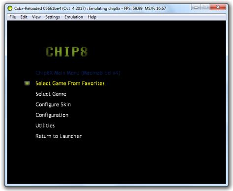 Chip X Chip SuperChip Emulator Homebrew Issue Cxbx Reloaded Game Compatibility
