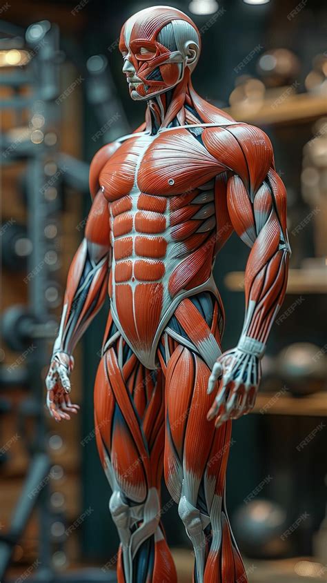 Premium Photo Diagram Of Human Anatomy Focusing On The Muscular And