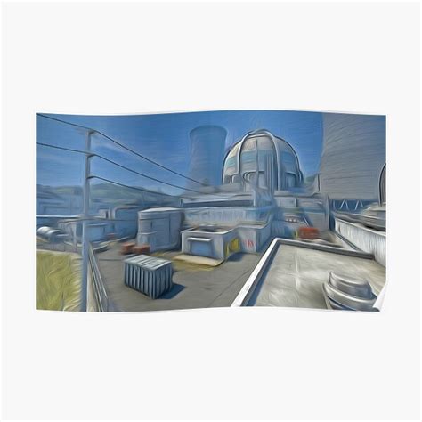 Cs Go Nuke Map Edited Colors Poster For Sale By Itskyuta Redbubble