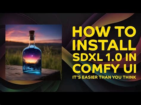 How To Install SDXL Into ComfyUI Stable Diffusion YouTube