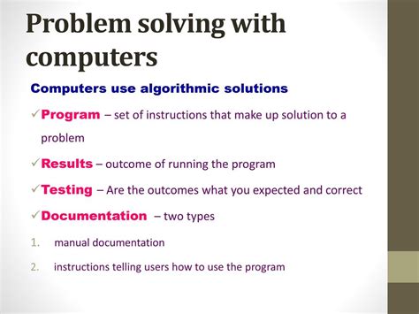 Problem Solving Concepts - ppt download