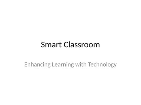 Smartclassroominfographicpresentationpptx