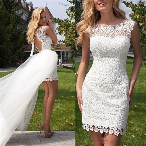 Short Sheath Wedding Dresses 60 Photos