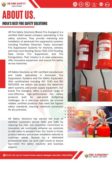 Detection Fire Suppression System For Home At ₹ 250000piece In New Delhi Id 2856375274855