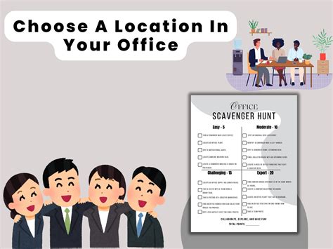 Office Scavenger Hunt Fun Team Building Game For Workplace Engagement