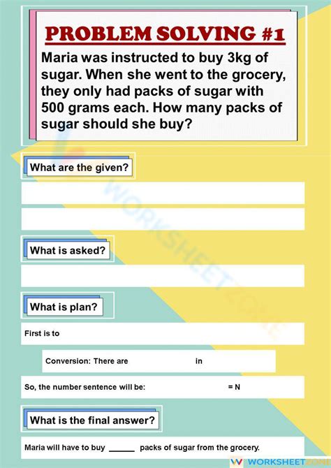 Day2 Problem Solving 1 Worksheet