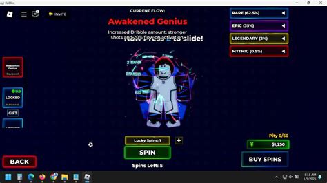 100 [instant] [bl R] Awakened Genius Flow 1x Flow Lucky Spins Starter Account Blue Lock