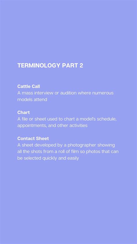 Model Terminology 💖 Model Portfolio Modeling Tips Model
