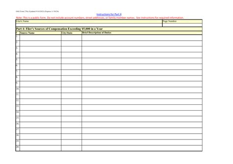 Oge Form 278e Download Fillable Pdf Or Fill Online Executive Branch Personnel Public Financial