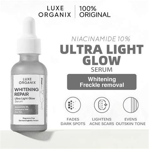 Luxe Organix Whitening Repair Serum Niacinamide 10 Shopee Philippines