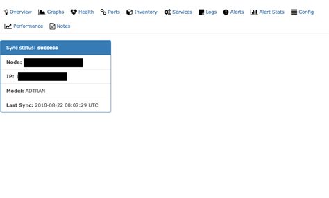 oxidized sync status success but config isn t populating in librenms