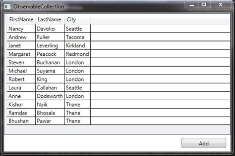 Kishor Naik Wpf Observablecollection Binding In Wpf
