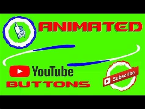 Animated Subscribe, like & share button Without Sound Effect - Royalty ...