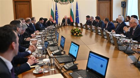 Министерският съвет с редовно заседание Новини бг