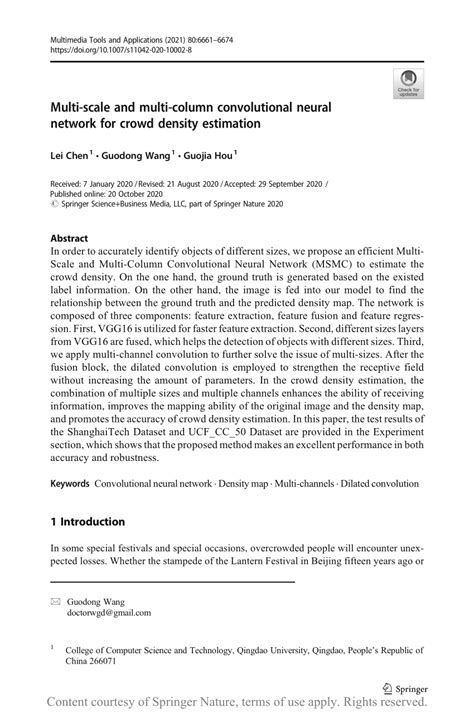 multi scale and multi column convolutional neural network for crowd
