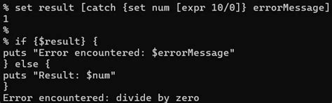 Exploring Variables Expressions And Control Structures In Tcl By