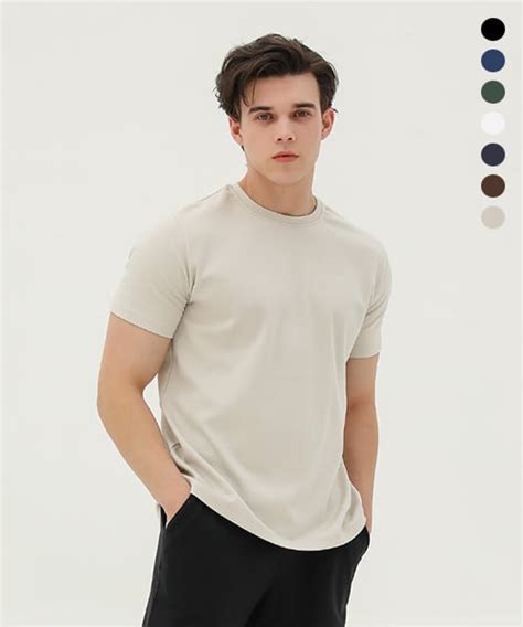 몰든 클래식 머슬핏 무지 티셔츠 위시버킷