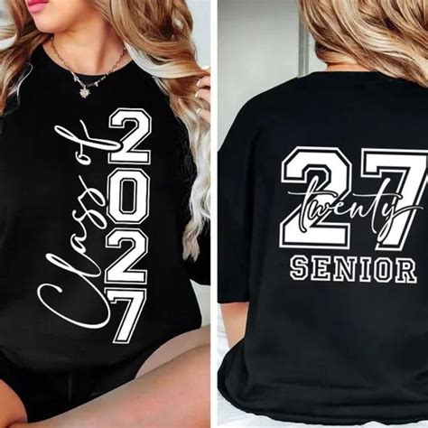 Senior 2027 Shirts Etsy