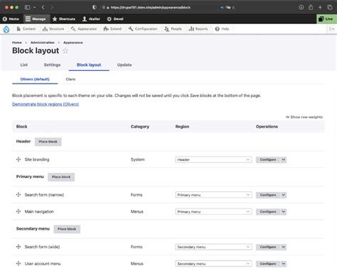 Reorganize Block Items In The Administration Menu Reorganize Block Items In The Administration Menu