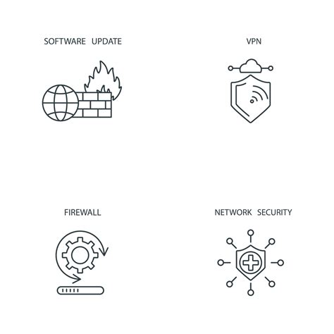 Cyber Security And Brech Data Web Icons Set Cyber Security And Brech Data Web Pack Symbol