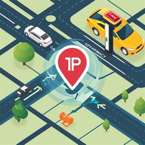 GPS Tracking Map Helps You Find Your Location And Route On The Map Premium AI Generated Image