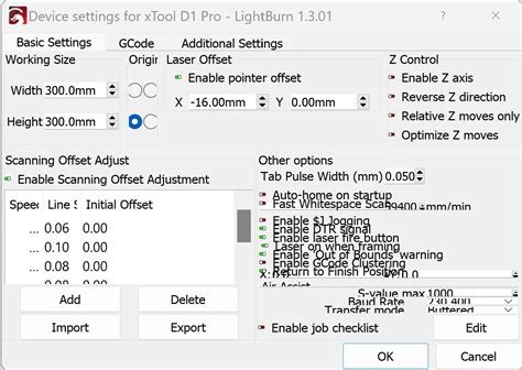 device editor and cut settings not displaying correctly tips and