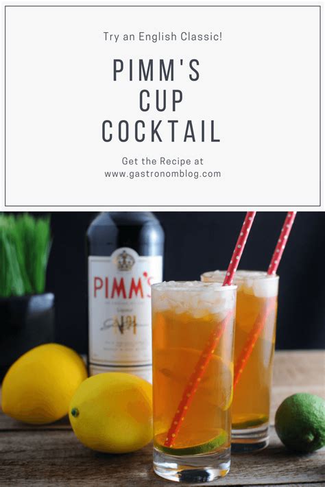 Classic Pimms Cup Cocktail Pimms No 1 Recipe Gastronom