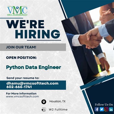 Vmc Soft Technologies Inc On Linkedin Python Programming Coding