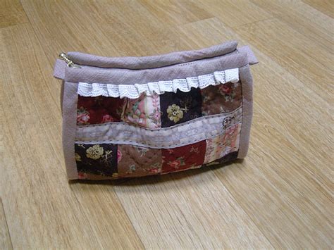 Easy Cosmetic Bag Patchwork DIY Tutorial Ideas