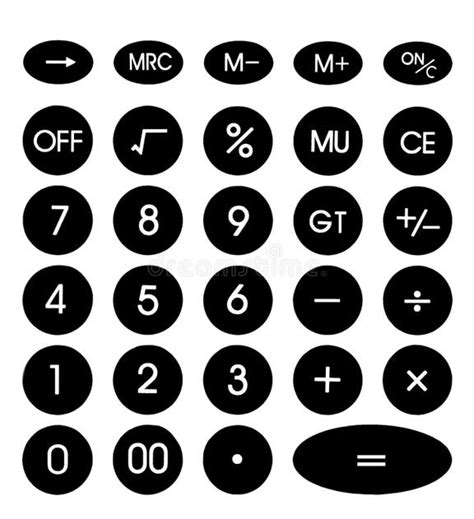 Calculator Interface Stock Illustration Illustration Of Accessory