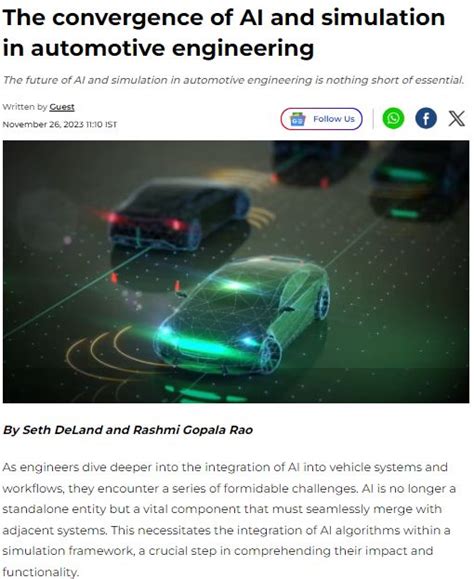 Daeyoon Hong On Linkedin The Convergence Of Ai And Simulation In