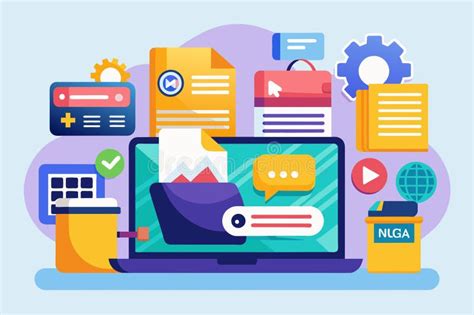 This Visual Showcases A Digital Workspace Highlighting Media And Document Storage With Various