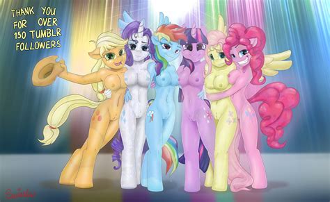 Rule Anthro Applejack Mlp Breasts Equine Female Fluttershy Mlp Friendship Is Magic