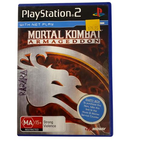 Ps2 Games Mortal Kombat Armageddon Playstation 2 Game Ps2 Complete
