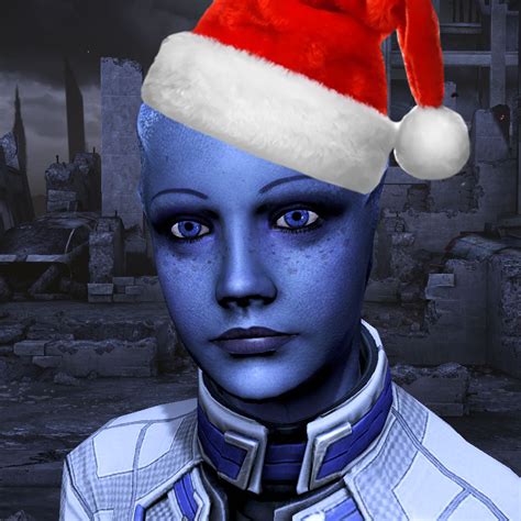 Ahahah Heres Some More Santa Hat Mass Effect Its Your Dad