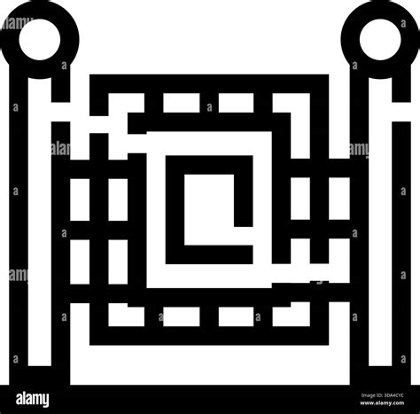 Traditional Asian Gate Icon Presenting Ornamental Design Pattern Stock Vector Image And Art Alamy